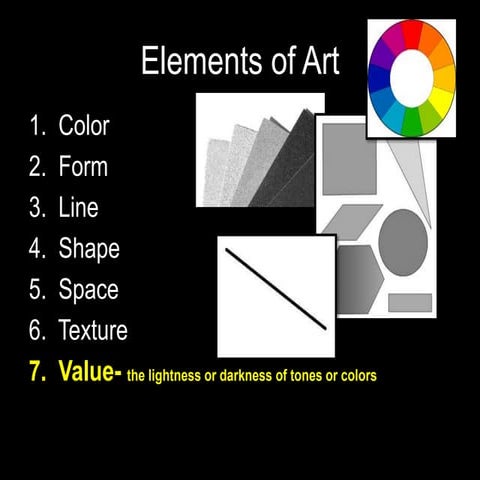 Elements of art value | PPTX