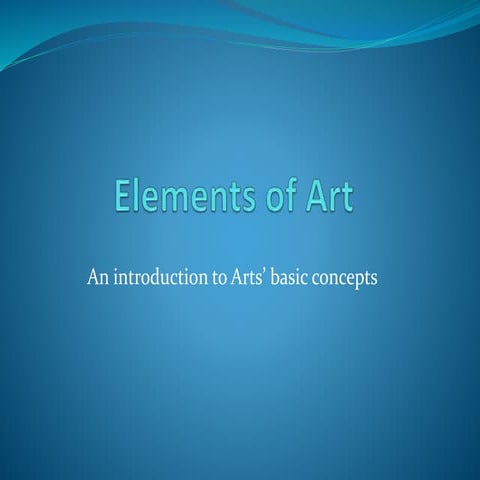 Elements of art pt1 | PPT