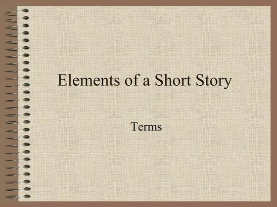 Literary Elements | PPT