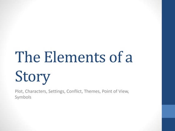 Elements of Fiction.ppt