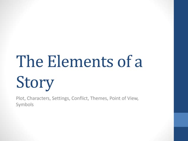 Elements of Fiction.ppt