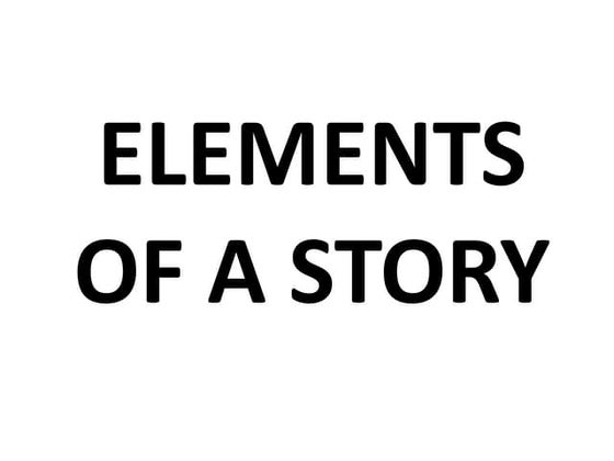 3 - story elements | PPTX | Genres