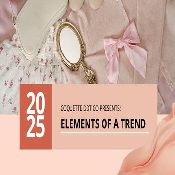 Elements of a trend | PPTX