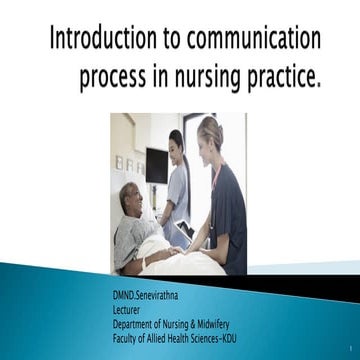 Elements of communication process | PDF