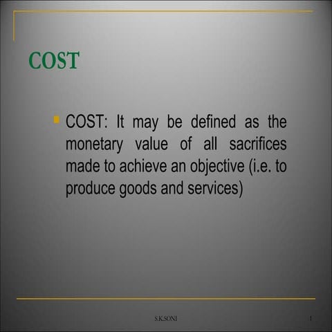 Elements of cost | PPT