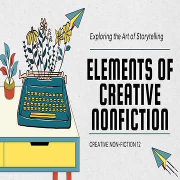 Elements of Creative Nonfiction.pdf222222 | PDF