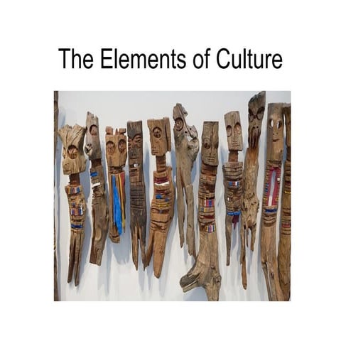 Elements of Culture 2011 | PPT