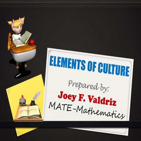 7 Elements Of Culture | PPT