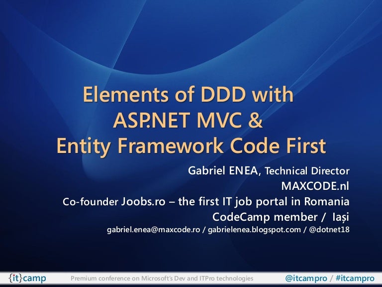 Elements Of Ddd With Aspnet Mvc And Entity Framework Code First V2 5489