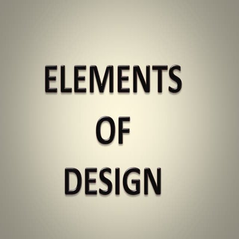 The 6 Elements of Design: Dots, Line, Shape, Texture, Color and ...