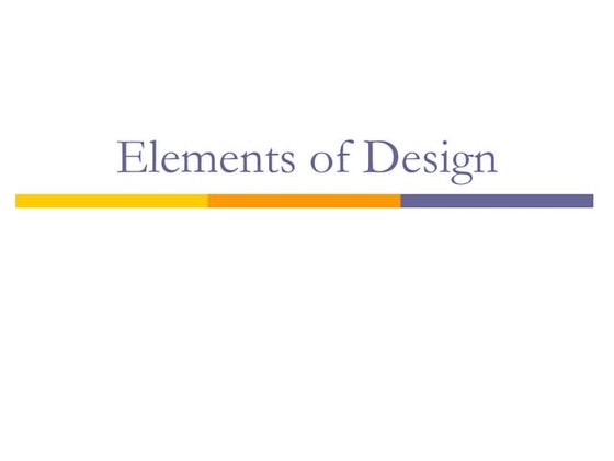 Visual Elements | PPTX