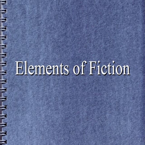 Elements of fiction | ODP | Drama | Genres