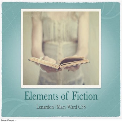 Elementsof fiction | PPT