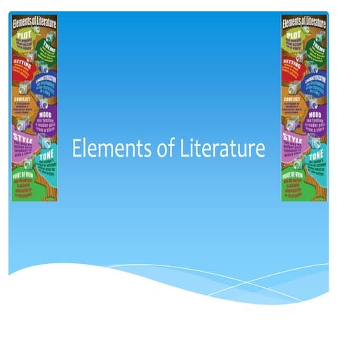 Elements of literature - A Bridge to Wiseman's Cove | PPTX