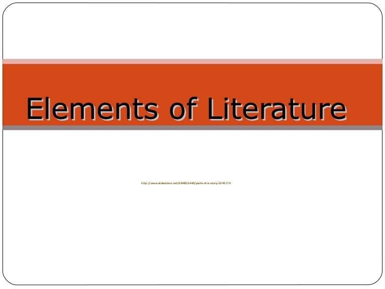 Elements of literature - opmrio