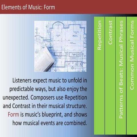 Elements of Music: Form | PPTX