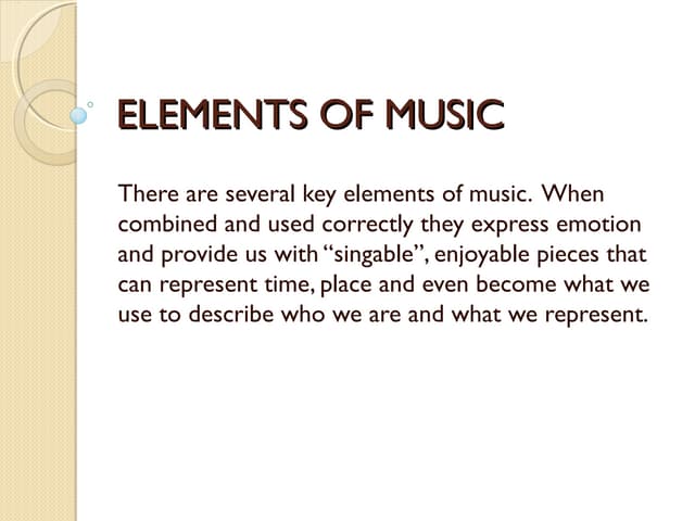 Melody (music) | PPT