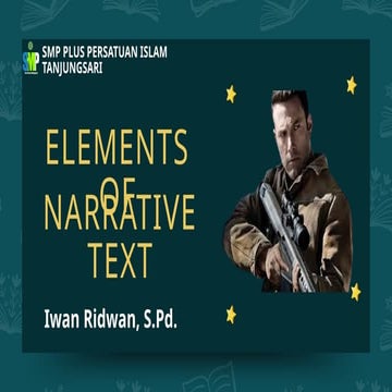 Elements of Narrative Text Part 2 For Junior High School | PPTX