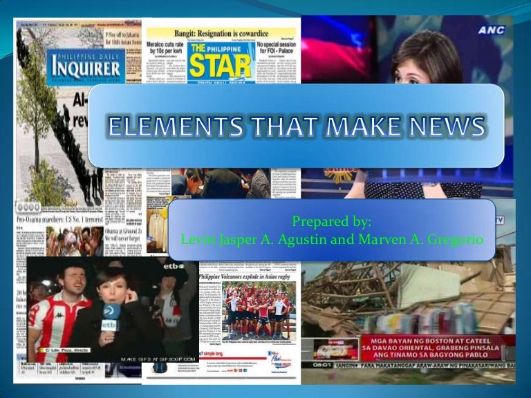 Elements Of News elements-of-news