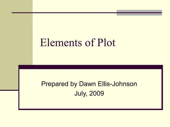 Elements of Plot | PPT | Fiction | Books and Literature