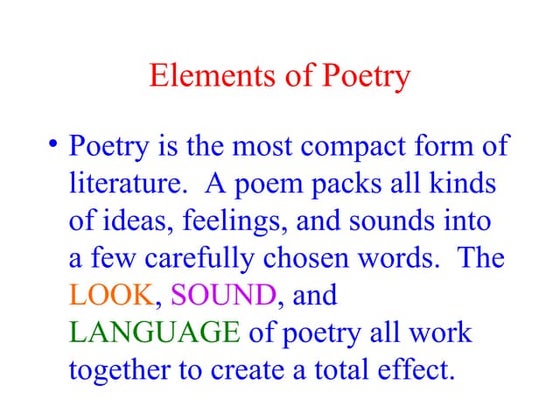 4th grade poetry | PPT | Poetry | Books and Literature