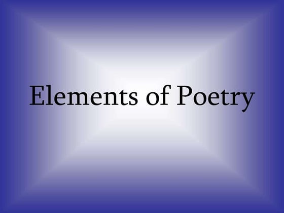Dramatic poetry | PPT