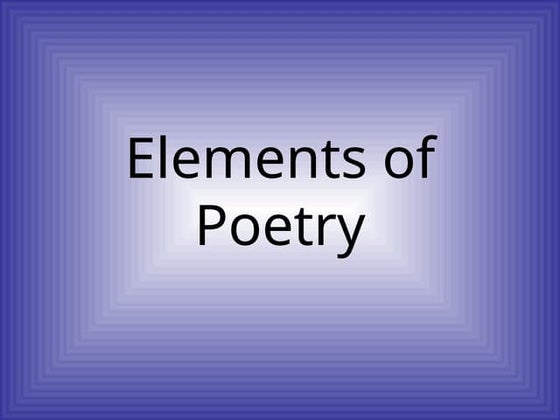 5th grade poetry unit | PPT