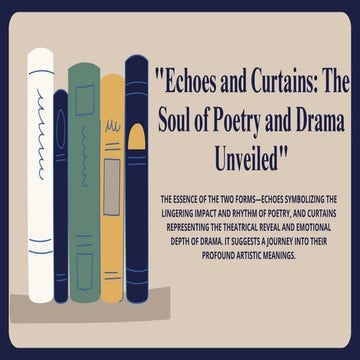 Elements of Poetry Education Presentation in Beige Blue and Green ...