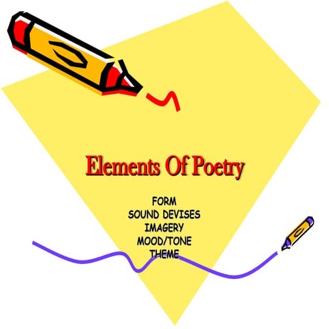 Elements of Poetry | PPT