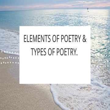 ElementsofPoetry&Types of Poetry W5.pptx