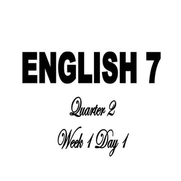 ELEMENTS OF PROSE_101 Enlish grade 7 lesson | PPTX