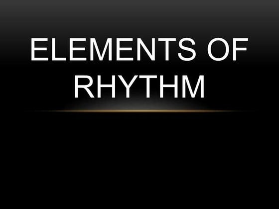 The elements and organization of music | PDF