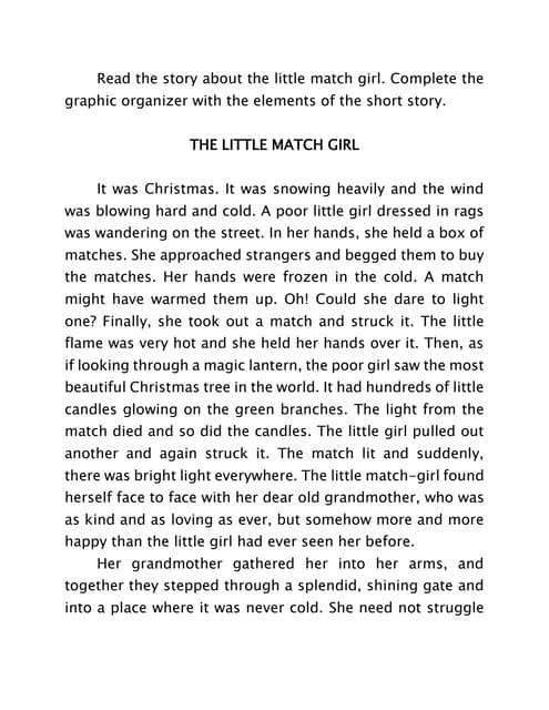 The little match girl | PPT | Family and Relationships