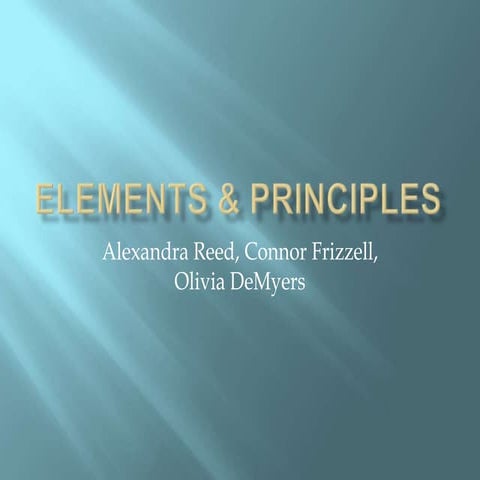 Elements and Principles of Design in Photography | PPT