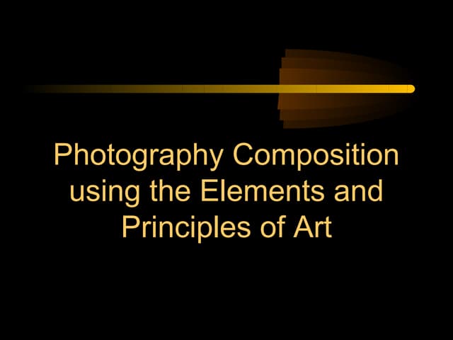 Photography Composition Elements & Principles | PDF