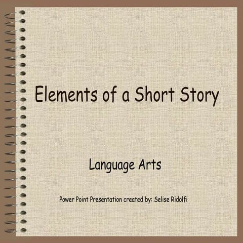 Elements short story | PPT