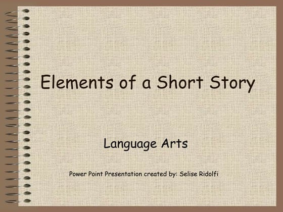 Short Story Powerpoint | PPT | Fiction | Books and Literature