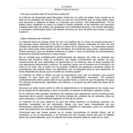 Práctica el Emilio | PDF