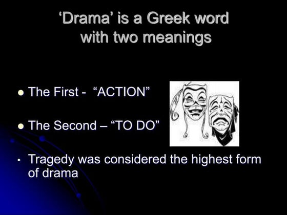 Drama and theatre | PPT