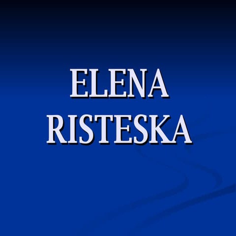 Elena Risteska Zakon | PPT