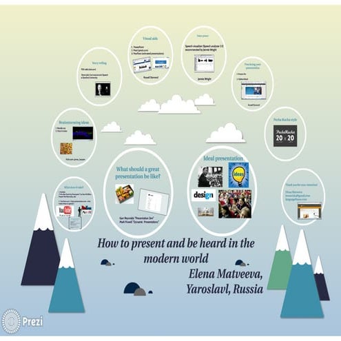 Elena Matveeva: How to present and be heard in the modern world | PPT