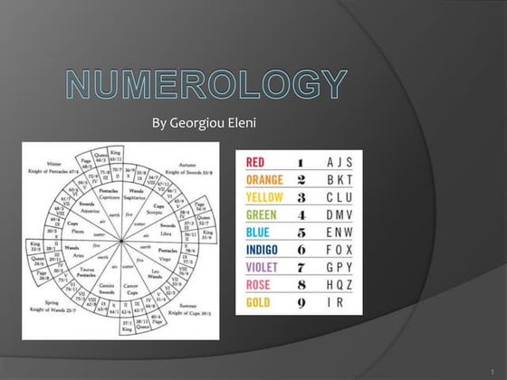 The basics of numerology | PDF
