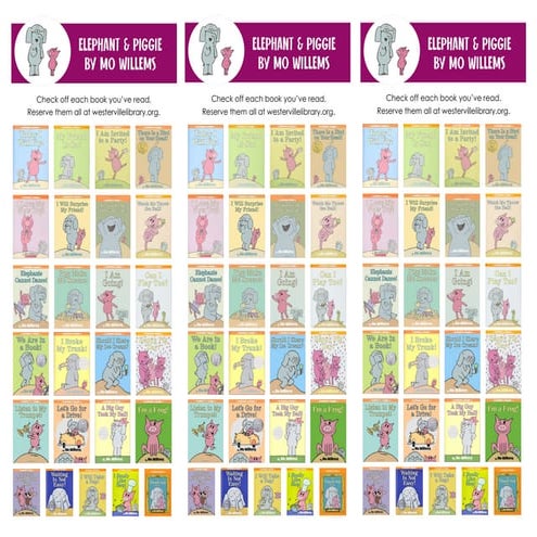 Elephant & Piggie List of All Books | PDF