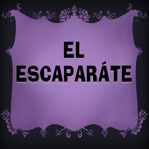 El escaparate daniela romero | PDF