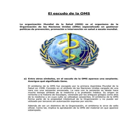 Significado Del Logo De La Organizacion Mundial De La Salud El Banco