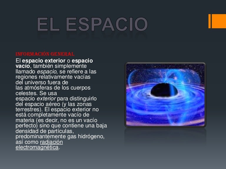 El espacio