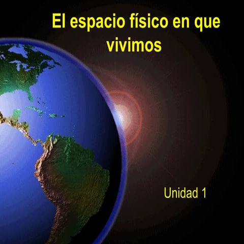 El espacio fisico en que vivimos | PPT