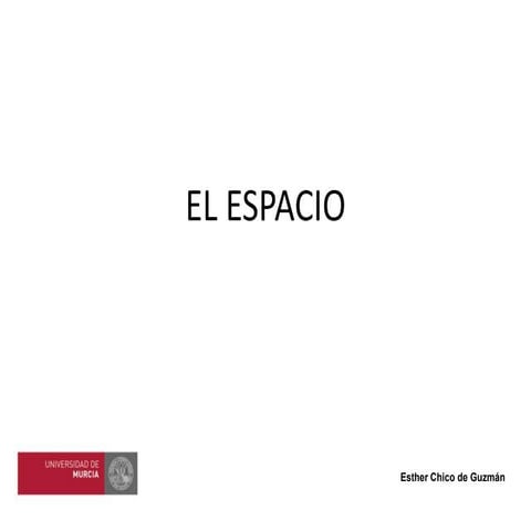 El espacio | PPTX