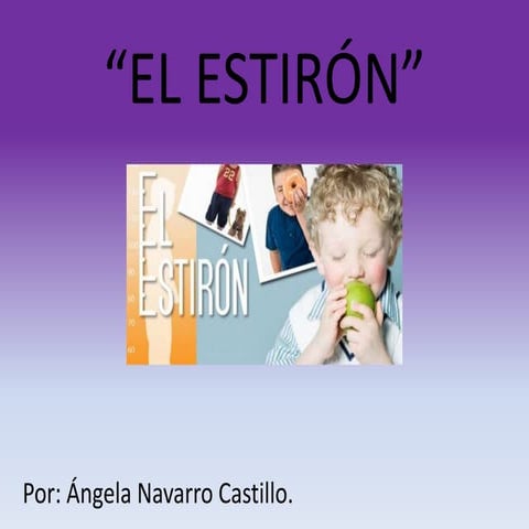 El estirón | PPTX