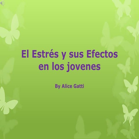El estrés en los adolescentes | PPTX